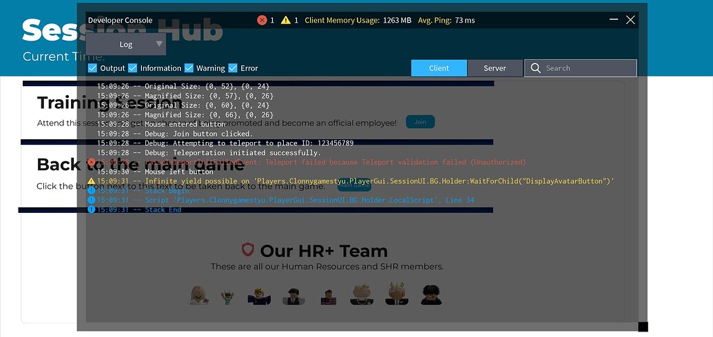 Attempted To Teleport To A Place That Is Restricted Error Error Code